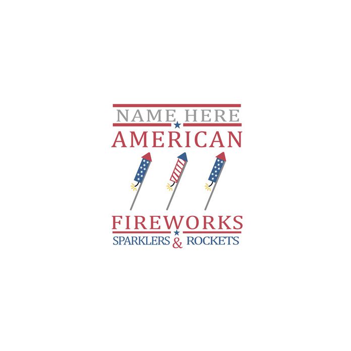 custom fireworks sign