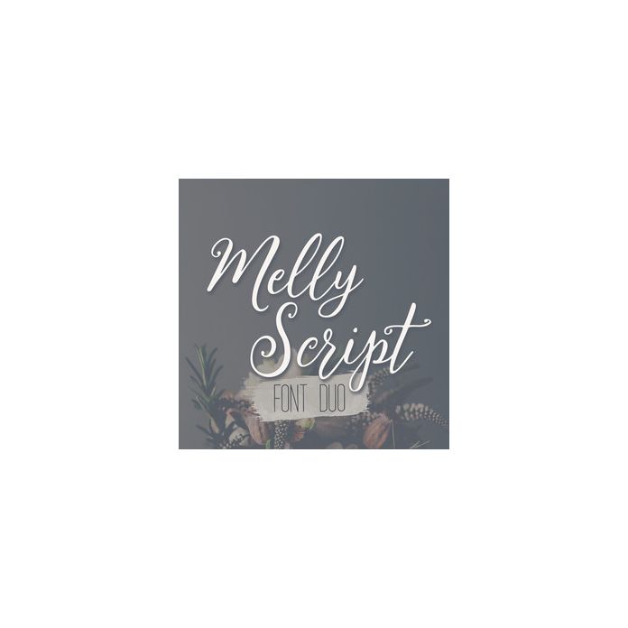 melly script font duo
