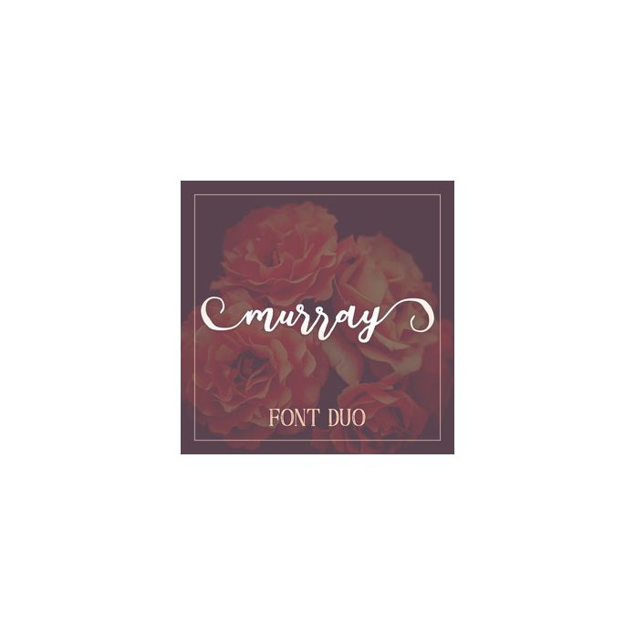 murray script font duo