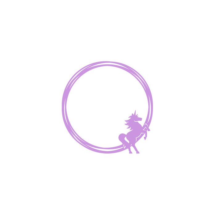 unicorn circle frame
