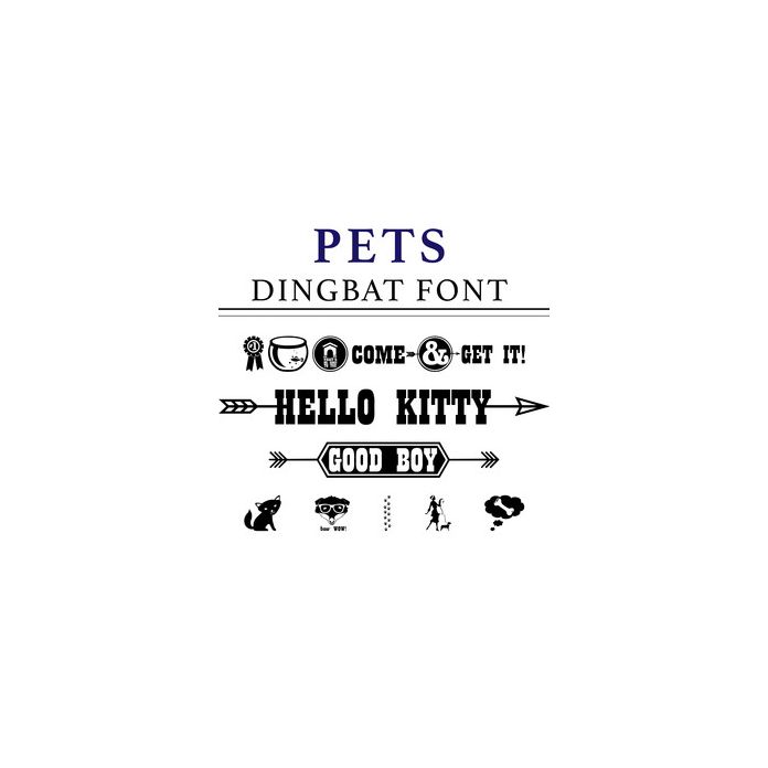 pets dingbat font