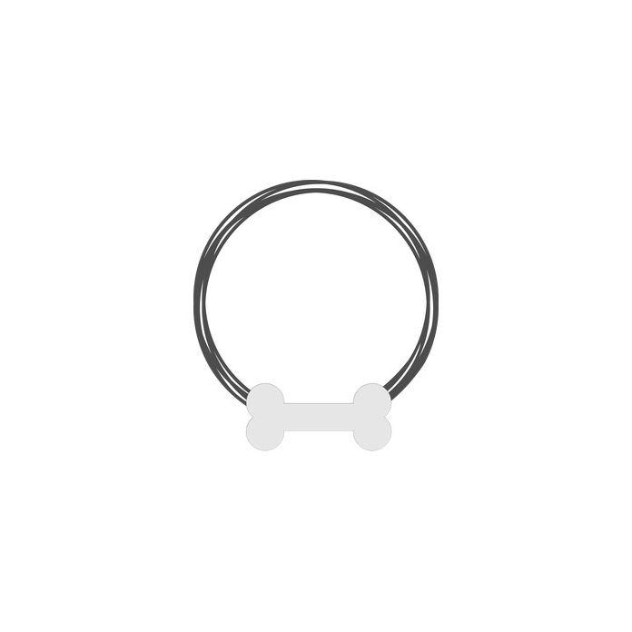 dog bone circle frame