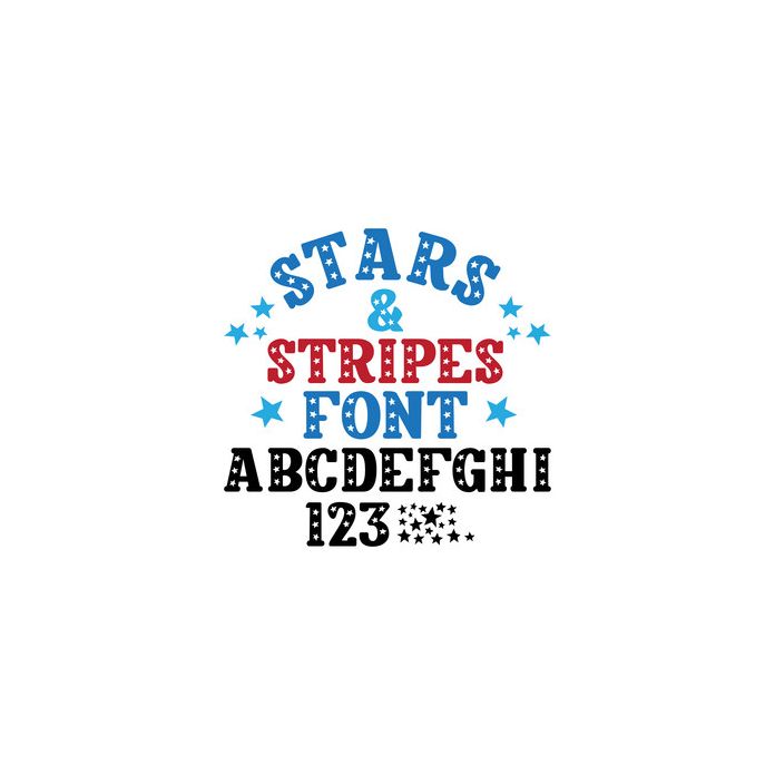 sg stars & stripes font