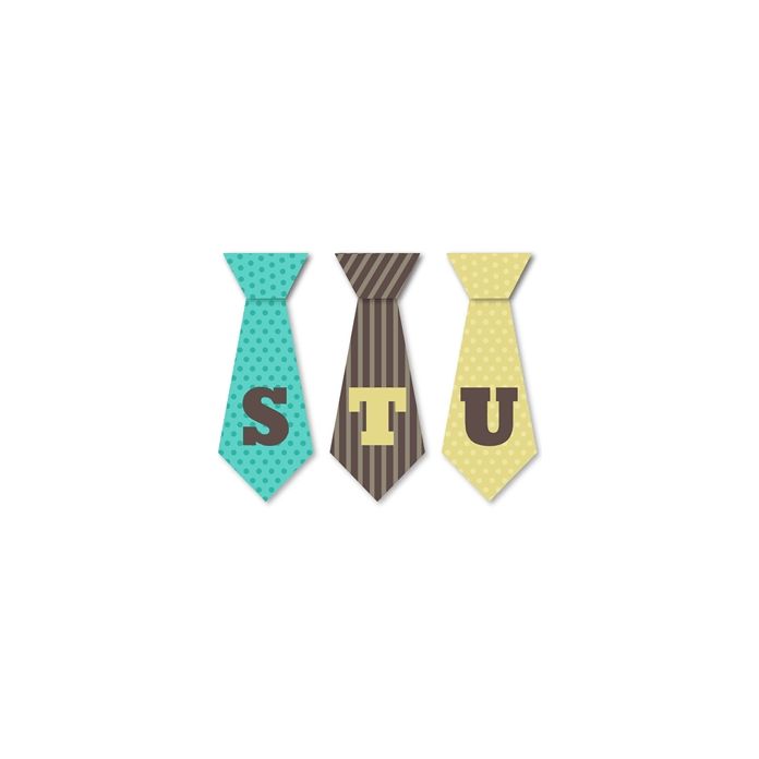 neck tie banners: s-u