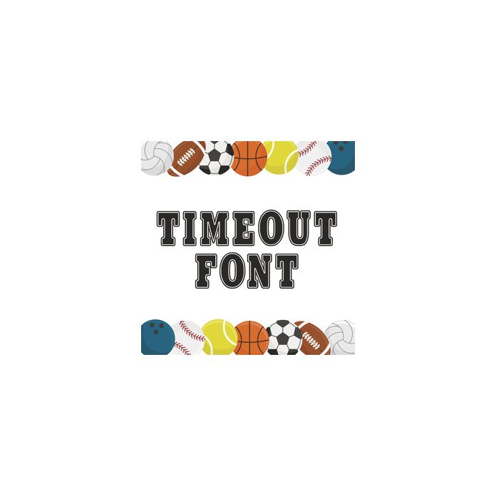timeout font
