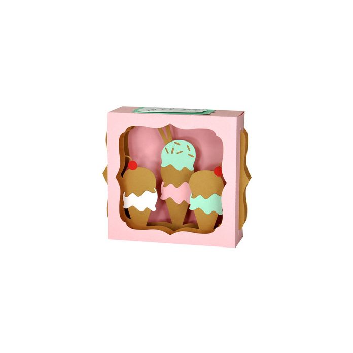 ice cream cone gift card box