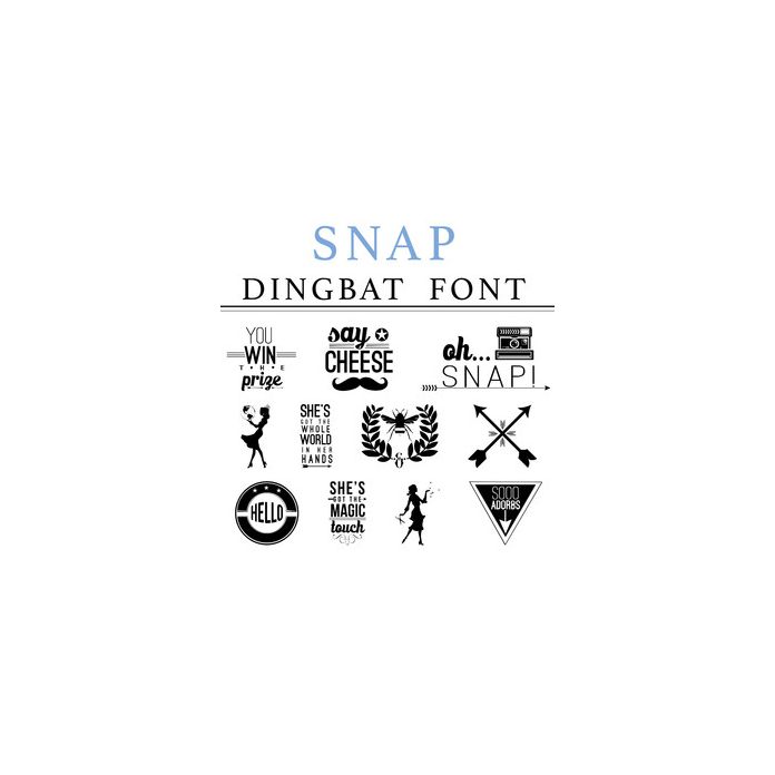 snap dingbat font