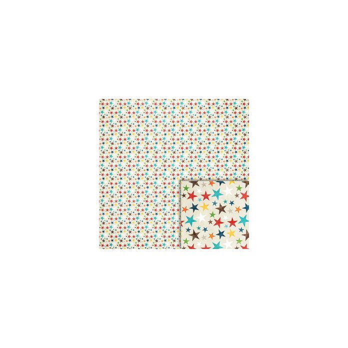 bright colorful stars background paper