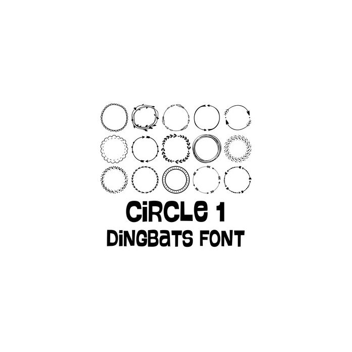 circle 1 dingbats