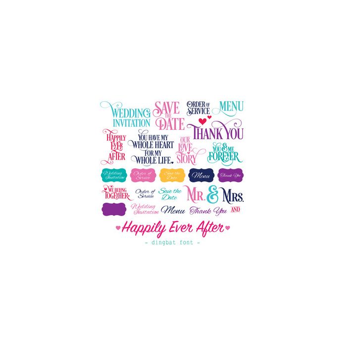 happily ever after font