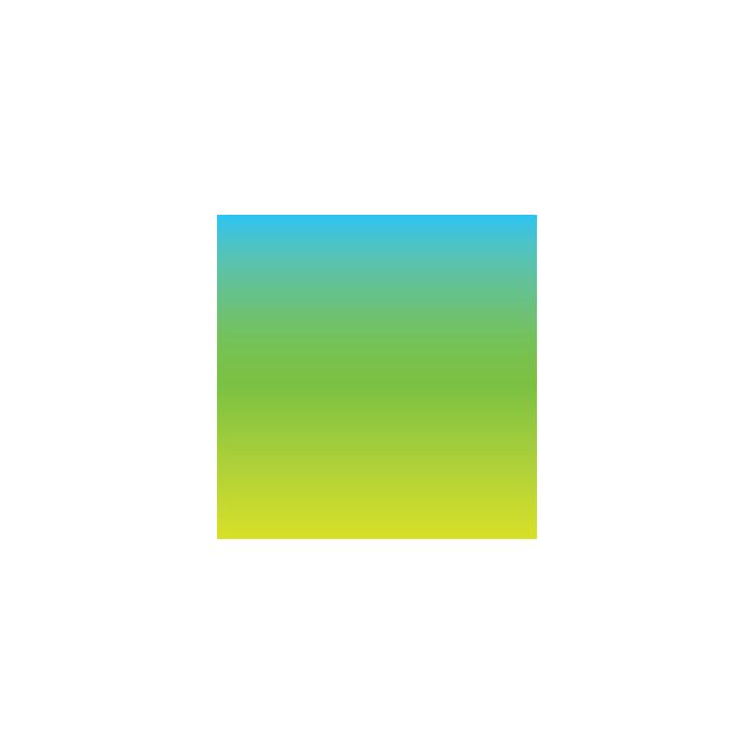neon chartreuse to blue ombré background