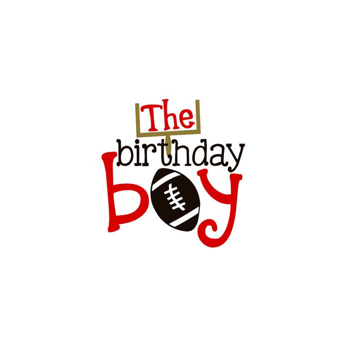 the birthday boy football