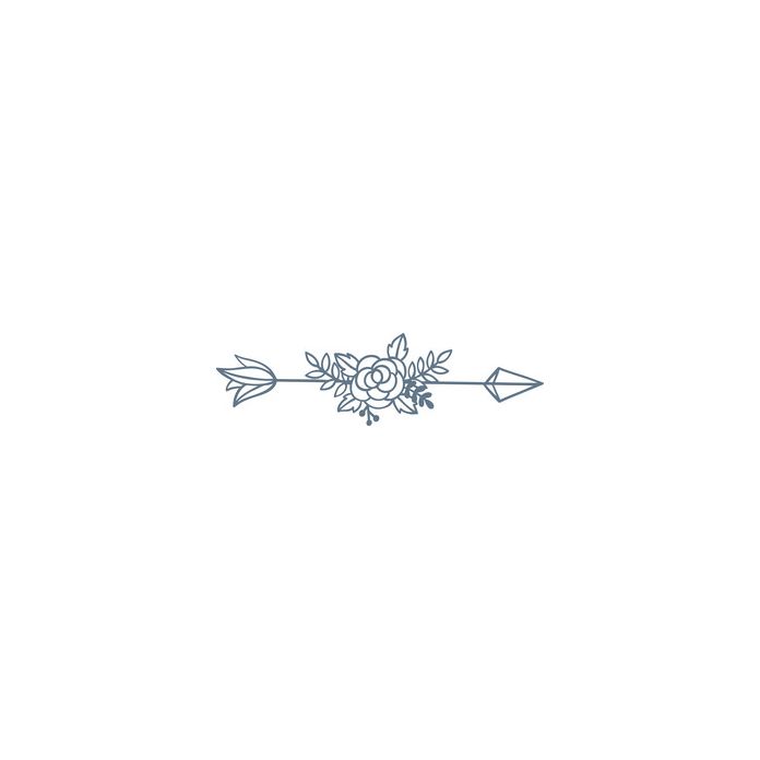 arrow with flower