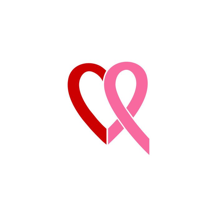 heart cancer ribbon