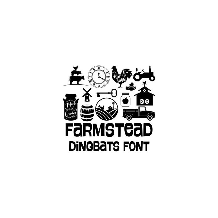 farmstead dingbats font