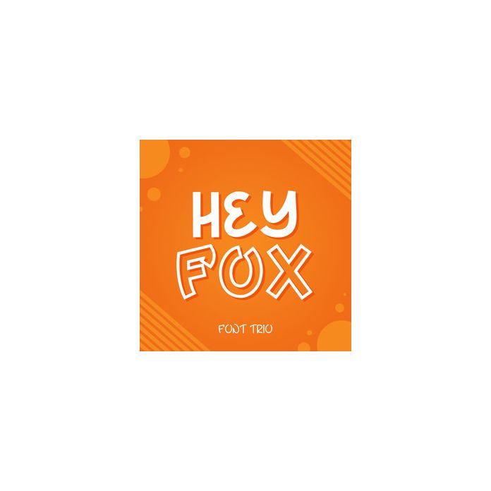 hey fox font trio