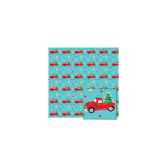 red truck pattern