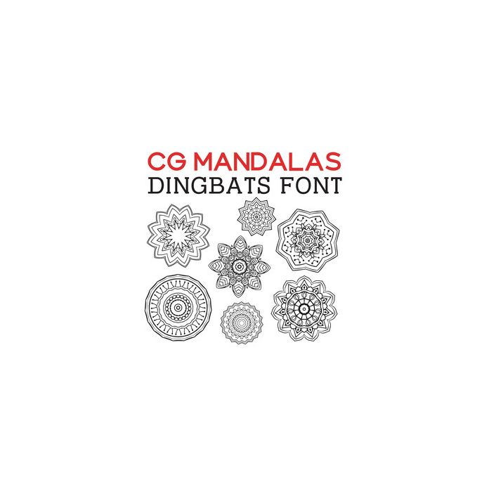 cg mandalas dingbats