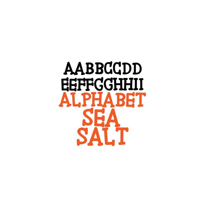 pn alphabet sea salt