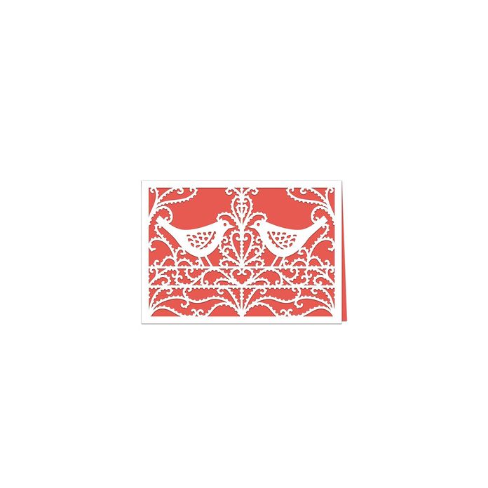 bird lace card
