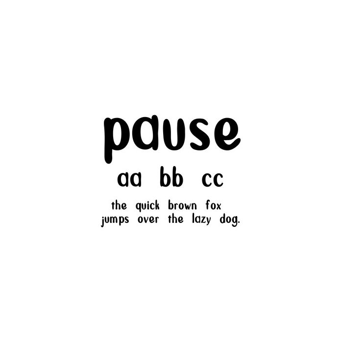cg pause font
