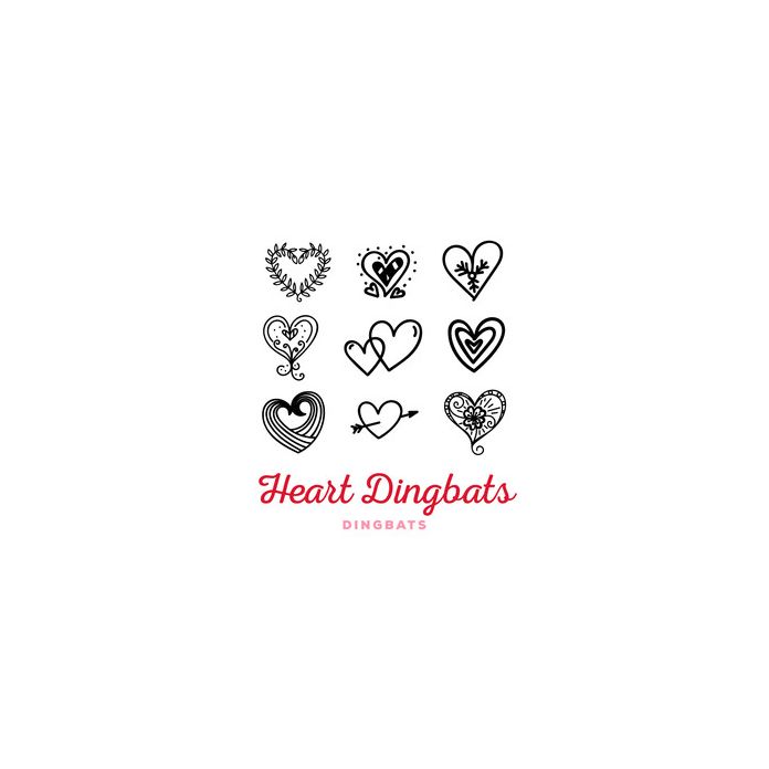 heart dingbats