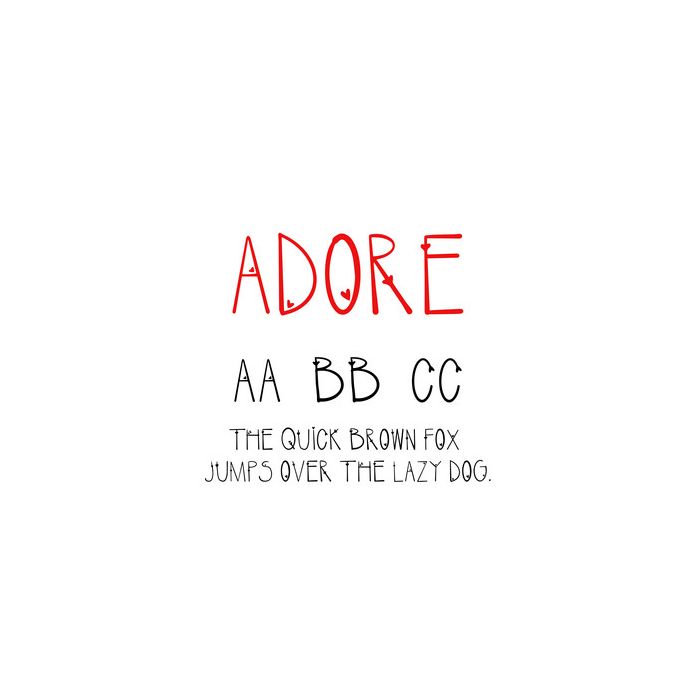 cg adore font