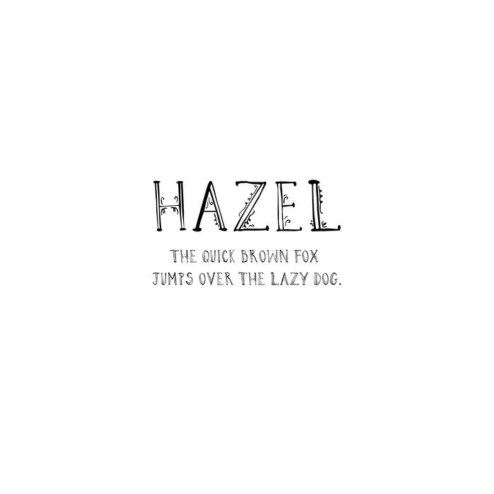 cg hazel font