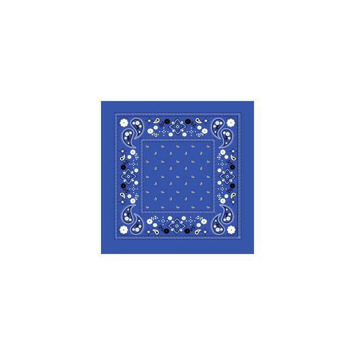 blue bandana pattern