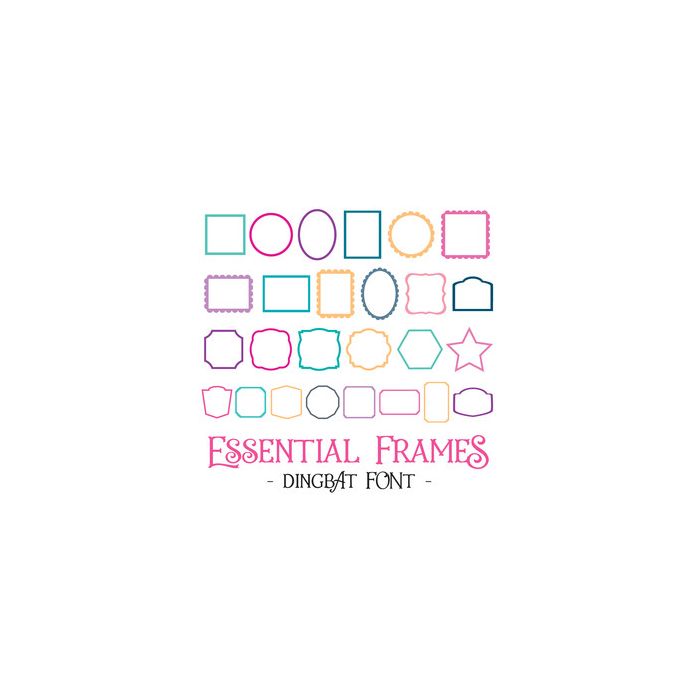 essential frames font