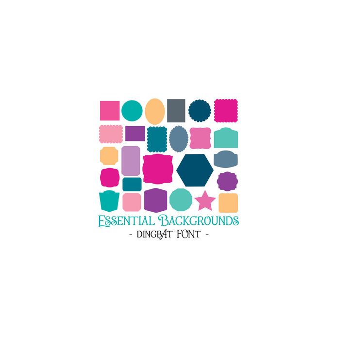 essential backgrounds font