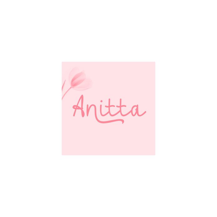 anitta script font
