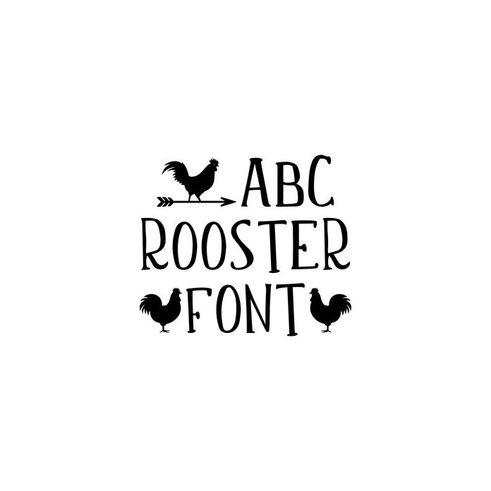 rooster font