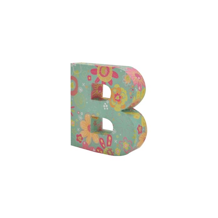 3d block letter b