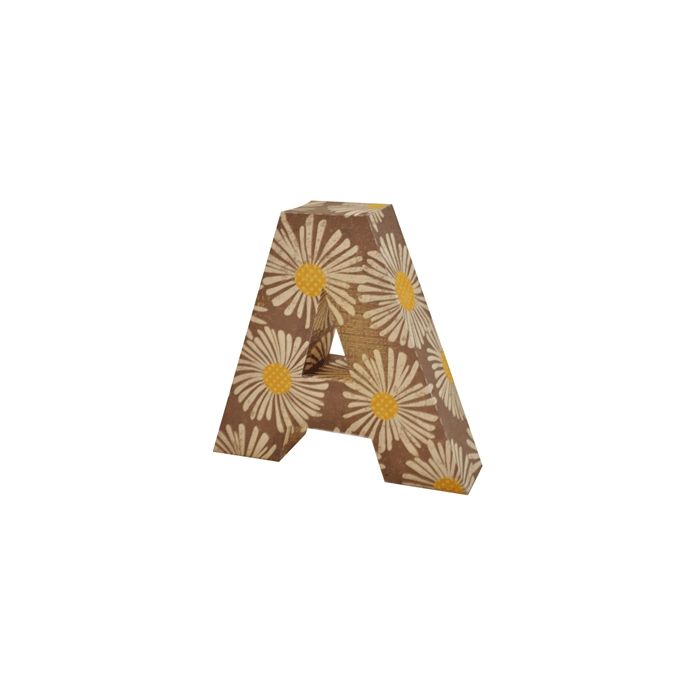 3d block letter a