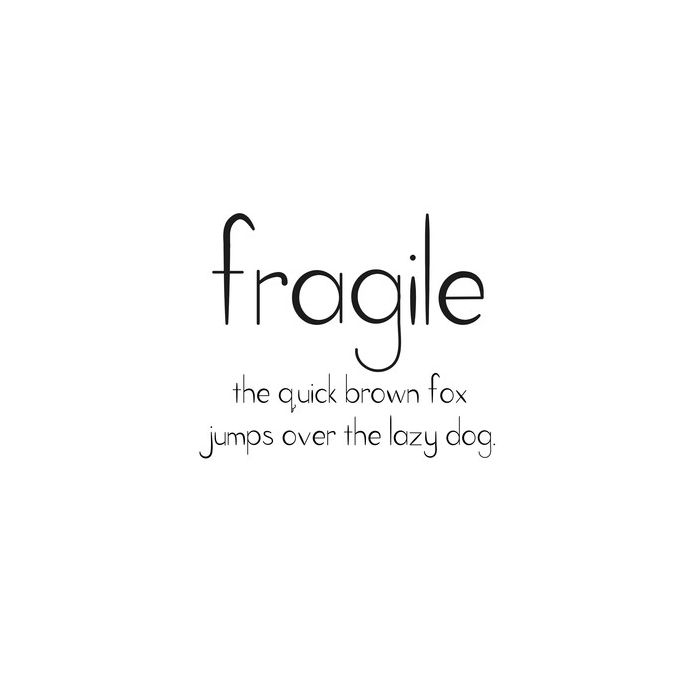cg fragile font