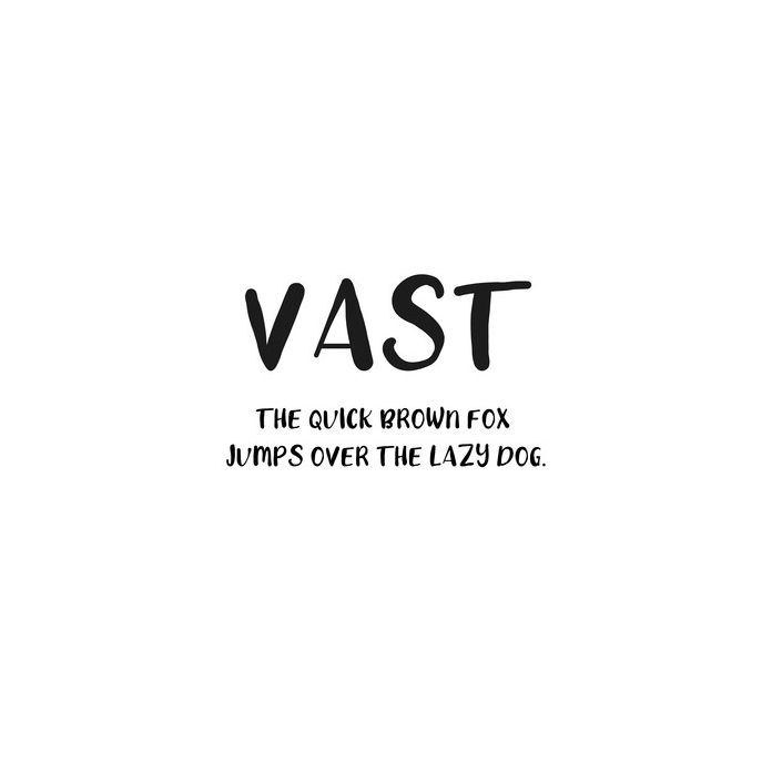 cg vast font