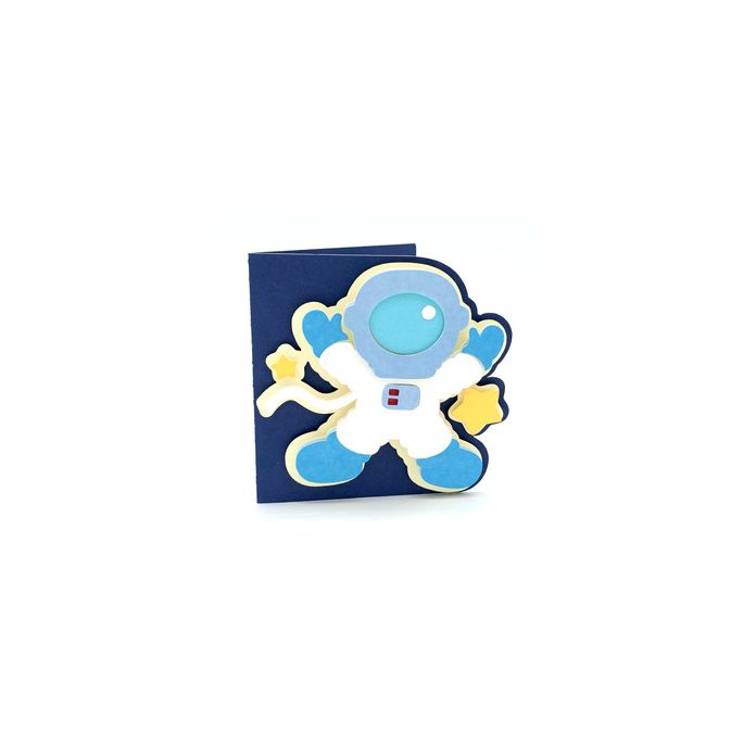 astronaut in space card