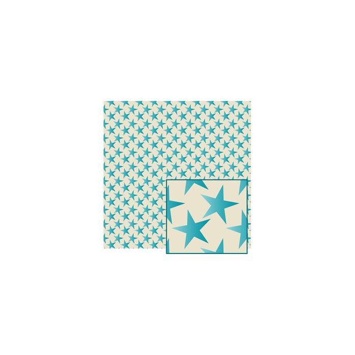 aqua star pattern