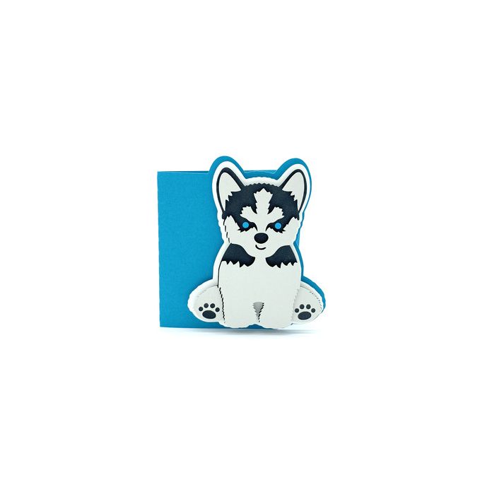 siberian husky dog card