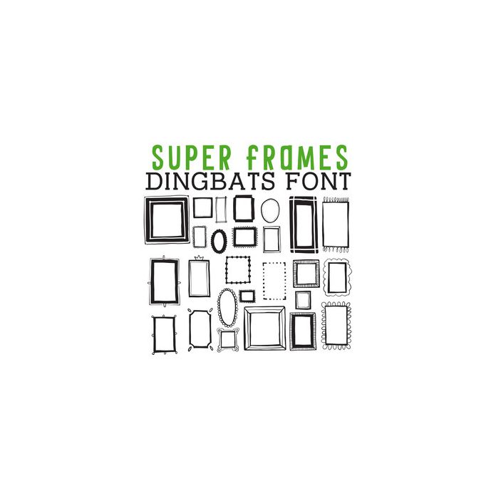 cg super frames dingbats