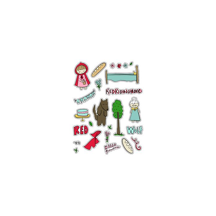 ml red riding hood stickers