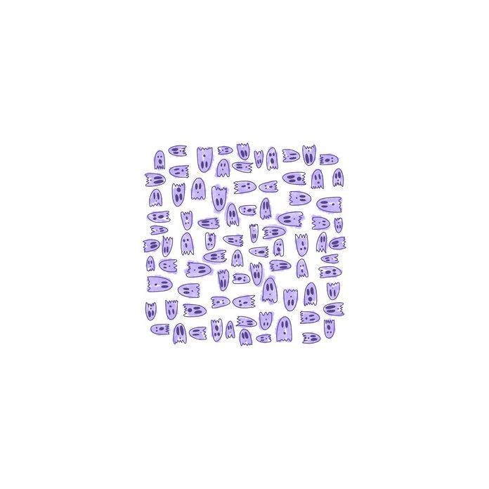 purple ghosts pattern