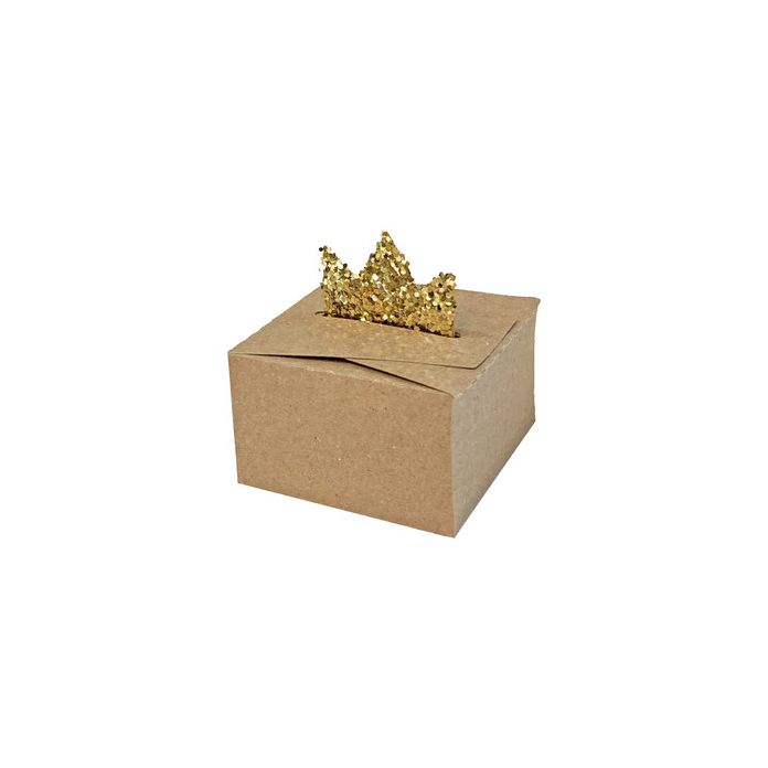fold over box with crown