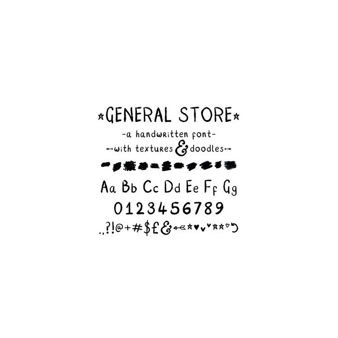 general store font