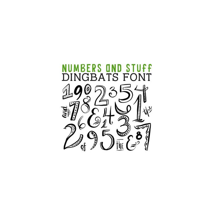 cg numbers and stuff dingbats