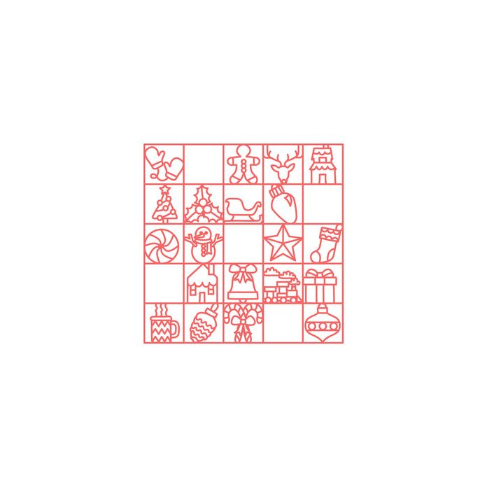 christmas icons background