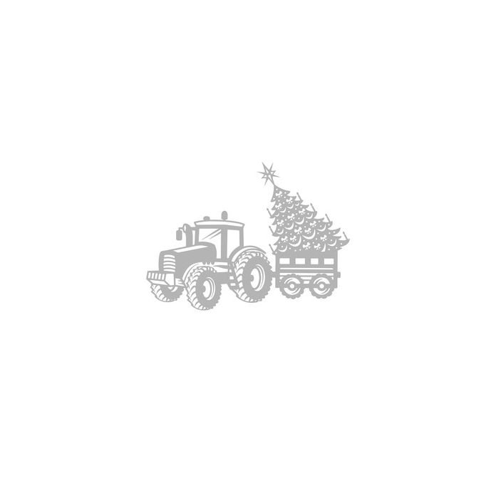 christmas tree tractor