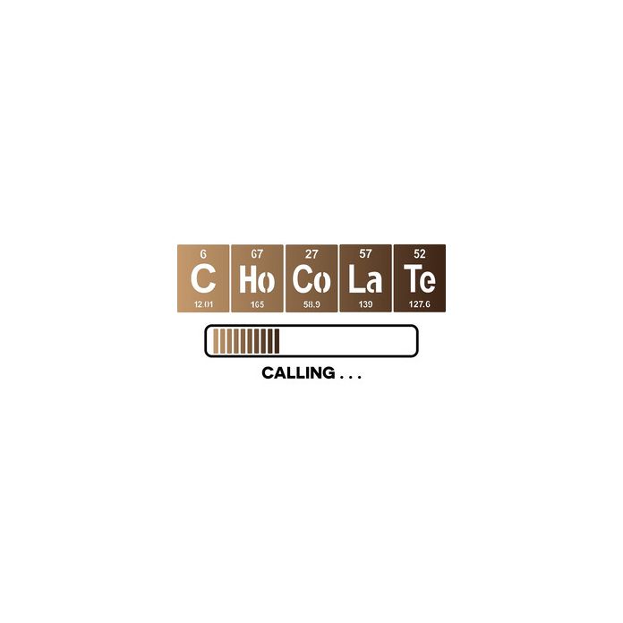 periodic table chocolate calling