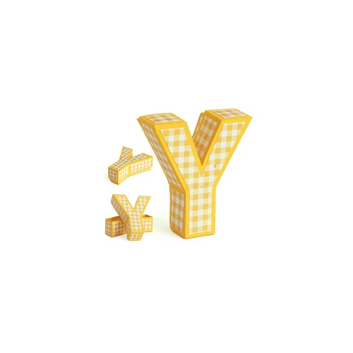 3d y letter box